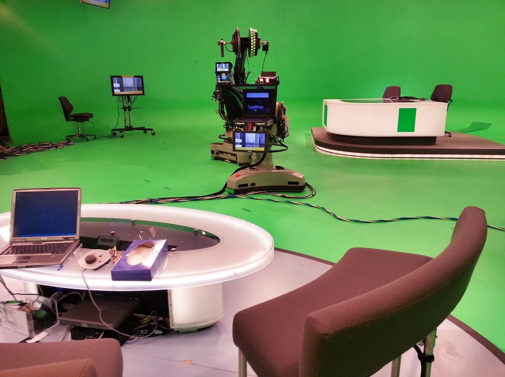 Images of London Tonight in ITN Studio 2